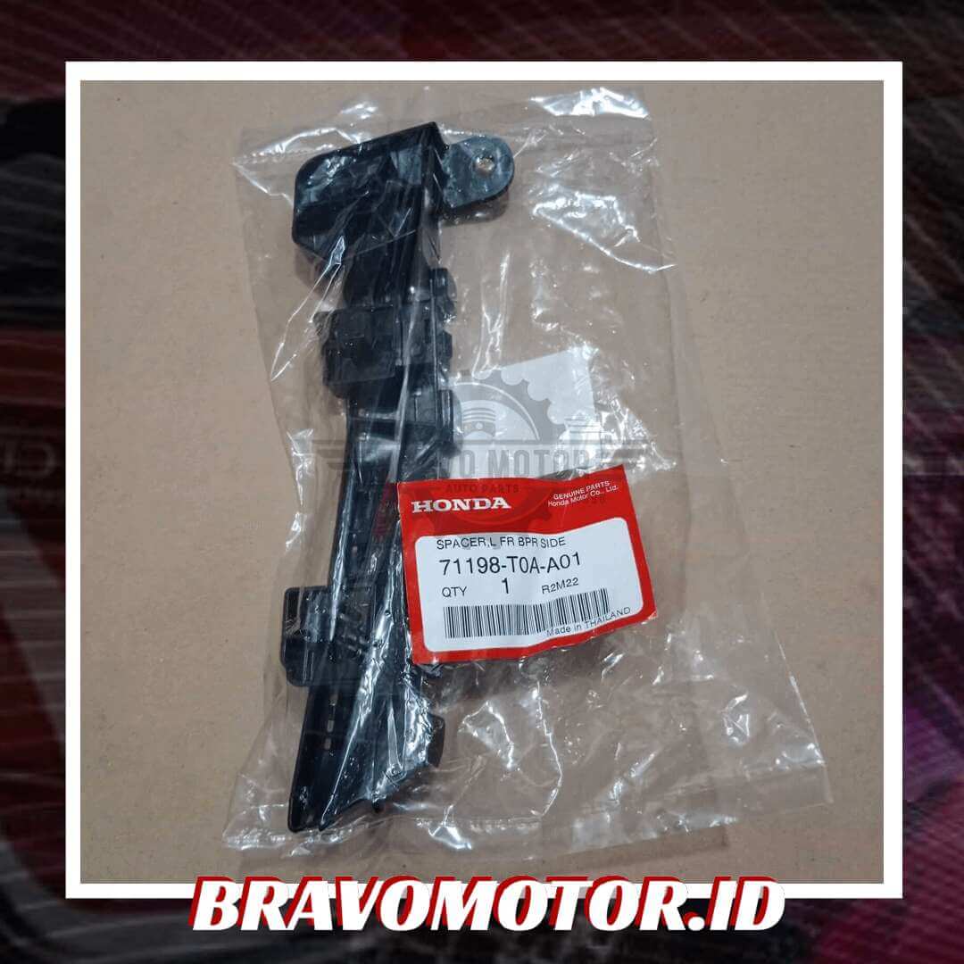 Original 71198-T0A-A01 Bracket bumper depan kiri – Bravo Motor – Honda ...